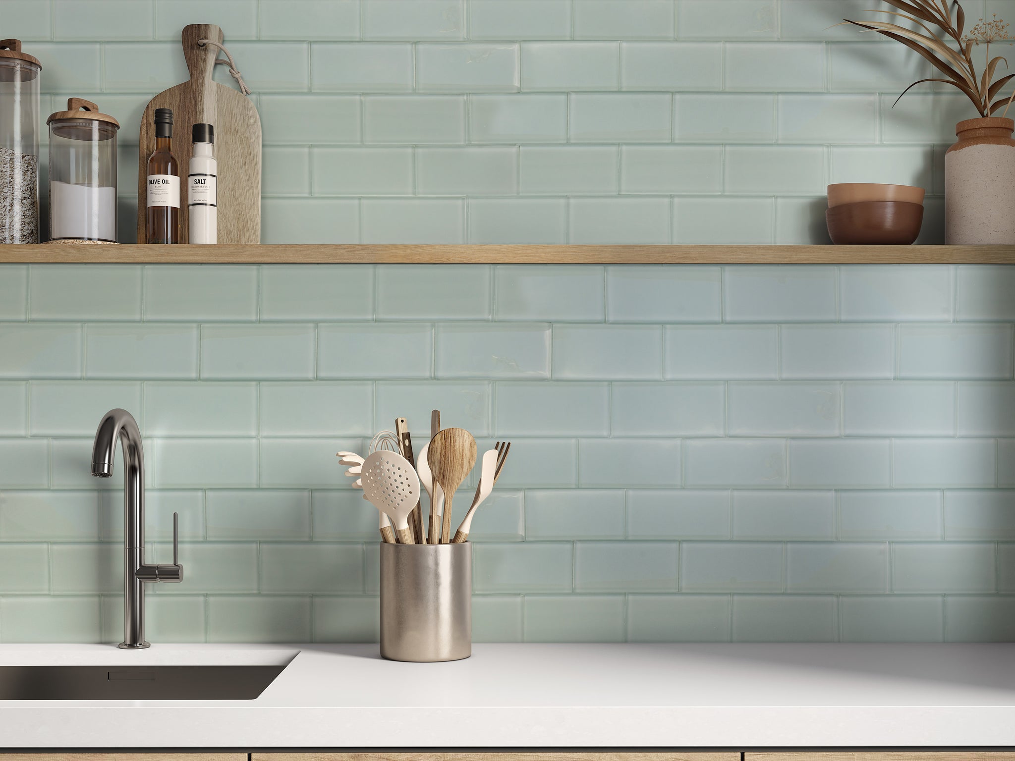 White Glass Listello – Brastile inc